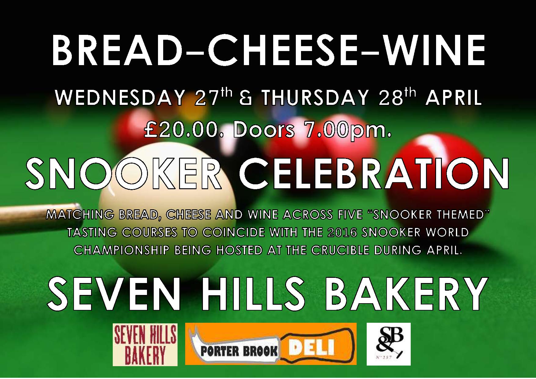 APRIL 2016 – SNOOKER THEME « BREAD-CHEESE-WINE